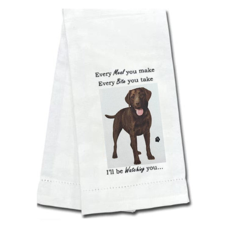 Chocolate Labrador Kitchen Towel – Hartzog Gifts & Fine Jewelers