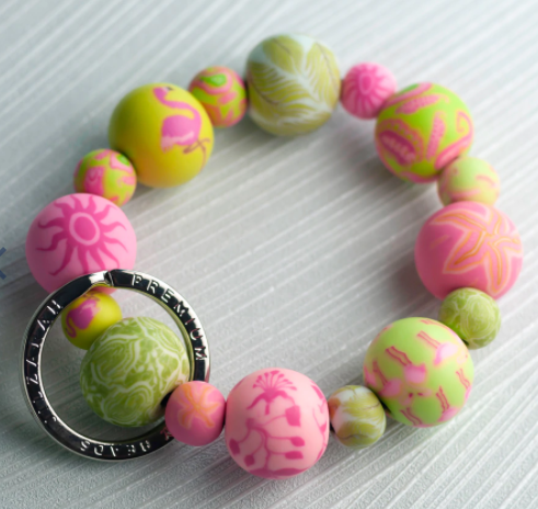 Large Clay Bead Keychain - Asst. Colors – Hartzog Gifts & Fine Jewelers